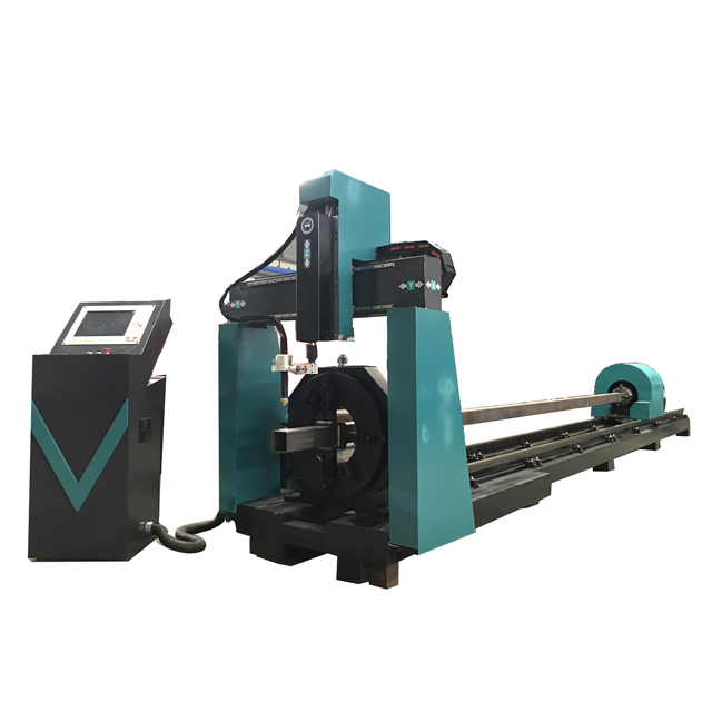 China 5 Axis CNC Square And Round Pipe Tube Plasma Cutting Machine ...